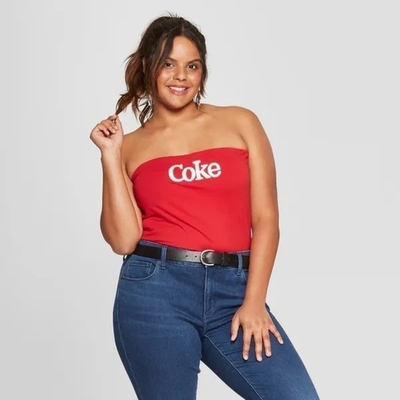 Coca Cola | Tops | Coca Cola Red Tube Top | Poshmark
